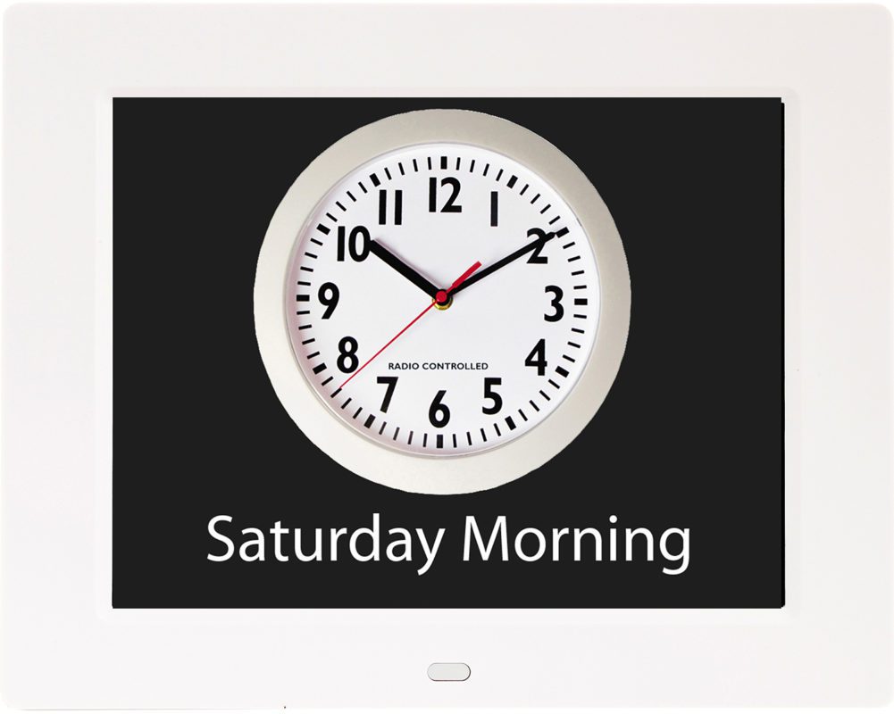 Rosebud Reminder Clock | Helping People to Live Well with Memory Loss