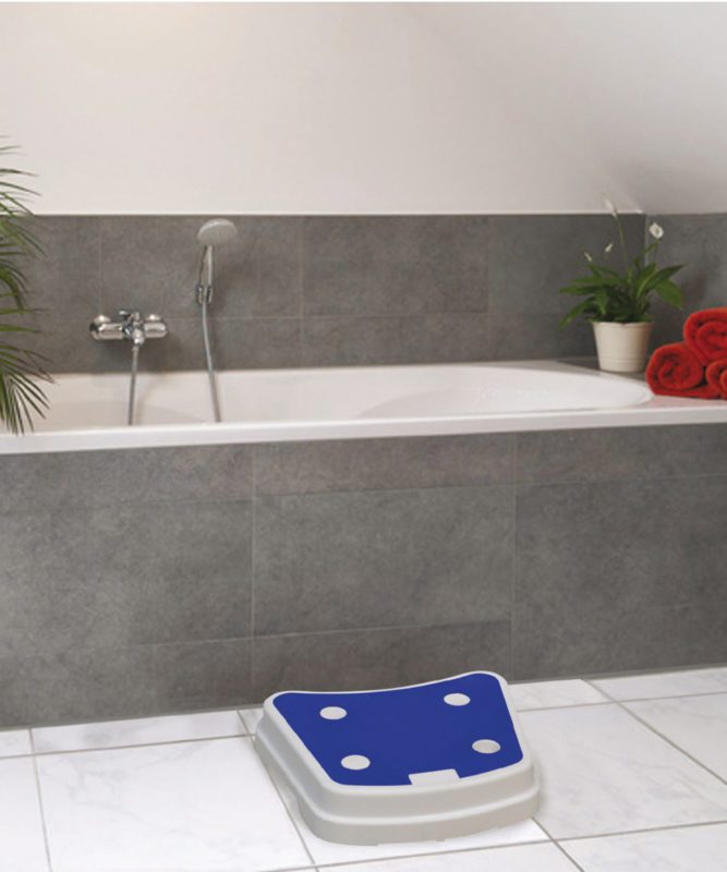 Bath Step | A Sturdy Non-slip Stacking Step for Help Getting into the Bath.
