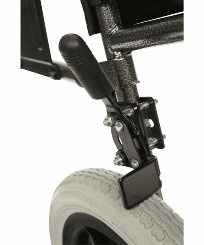 Lightweight Transit wheelchair | Drop Down Arms for Easy Transfer