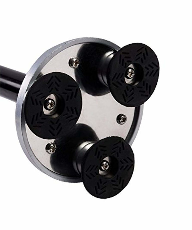 Folding Walking Stick with Torch | Height Adjustable with pivoting base ...